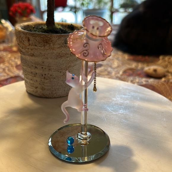 Glass Baron | Art | Glass Baron Vintage Cat Mouse On Lamp Rare Blown ...
